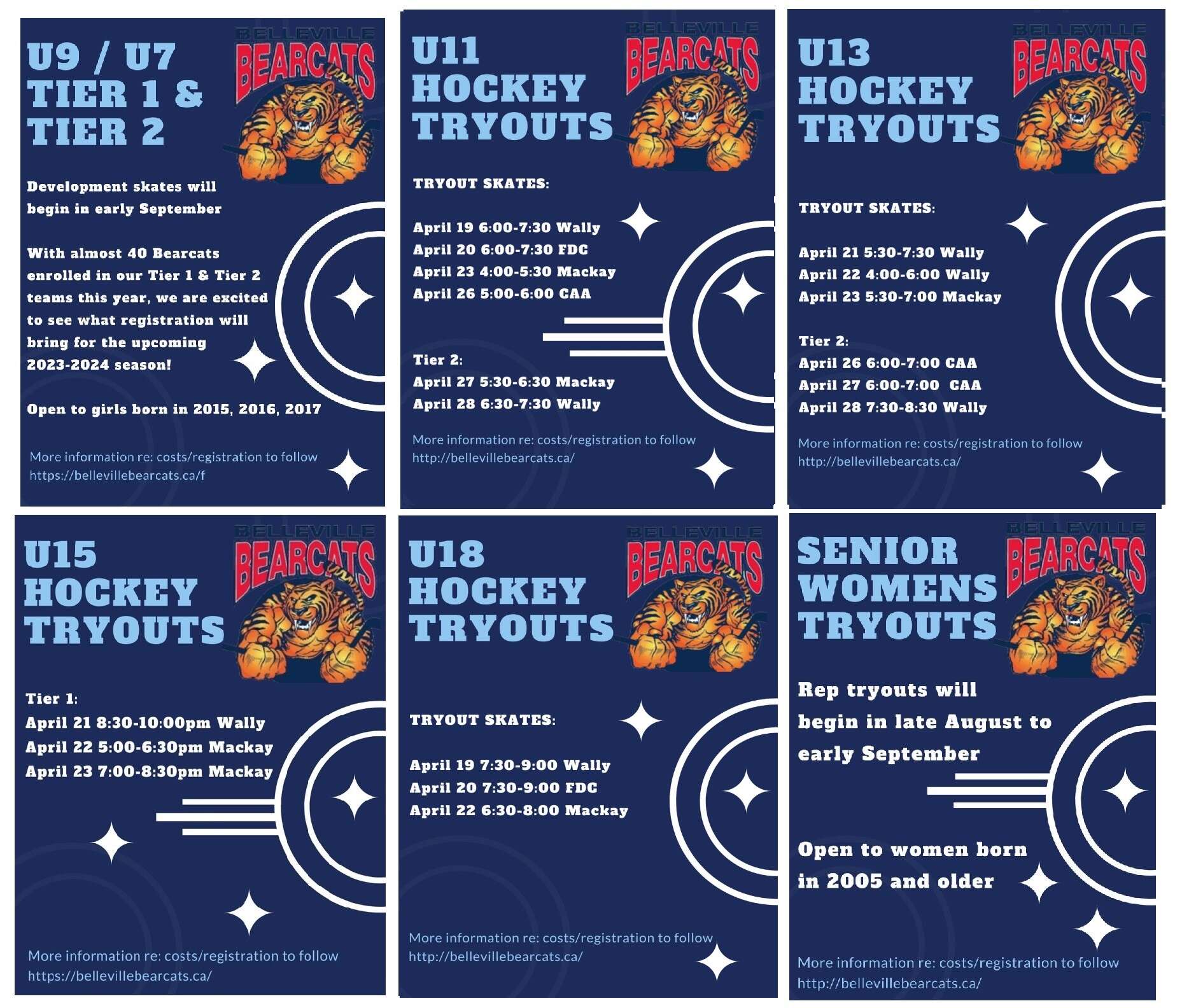 U18AA > News > **REVISED** 2023-24 Season Tryout Dates (Belleville ...